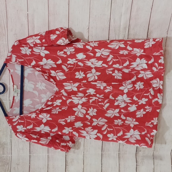 Como Blu | Tops | Como Blu 2xl 0 Rayon Hawaiian Style Blouse Plus Size ...